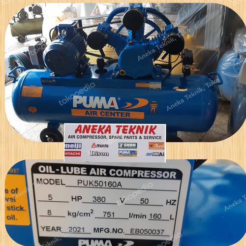 Jual COMPRESSOR PUMA 5HP LENGKAP ELECTROMOTOR 3PHASE 380V FULL AUTO ...
