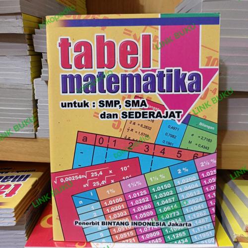 Jual Tabel Matematika Untuk SMP SMA - Jakarta Pusat - LINK BUKU | Tokopedia