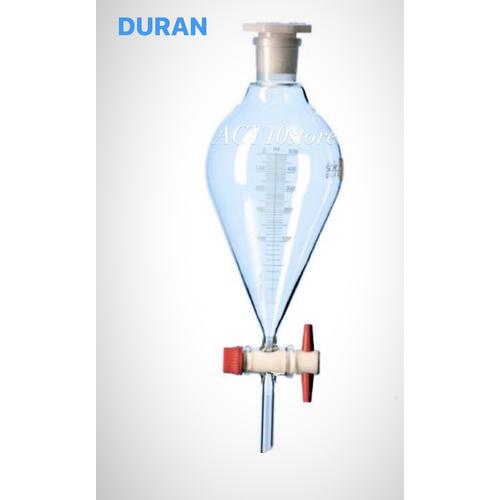 Jual DURAN Separating Funnel with PTFE Key, with Scale, 500ml, 1000ml ...