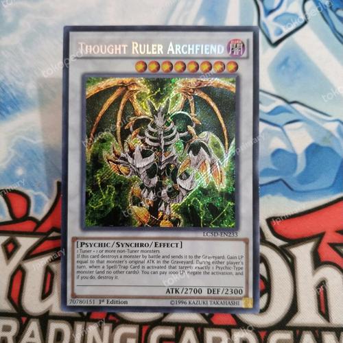 Jual yugioh thought ruler archfiend LC5D secret rare original - Jakarta ...