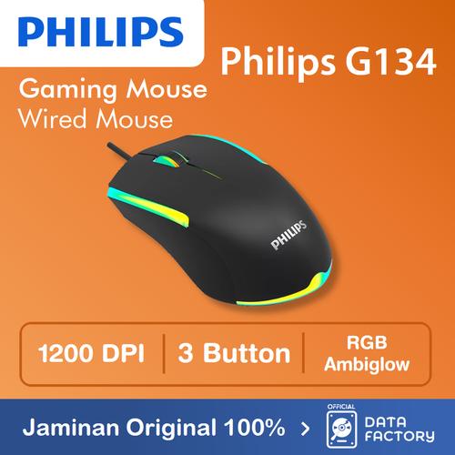 Jual Mouse Gaming Philips G314 / G-314 Wired Mouse USB RGB Ambiglow ...
