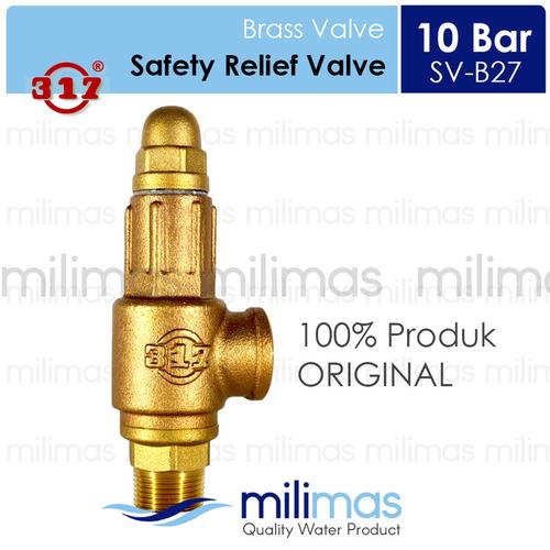 Jual 317 - Safety Pressure Relief Valve Kuningan Uk.1"- 0.3-10Bar-SV ...