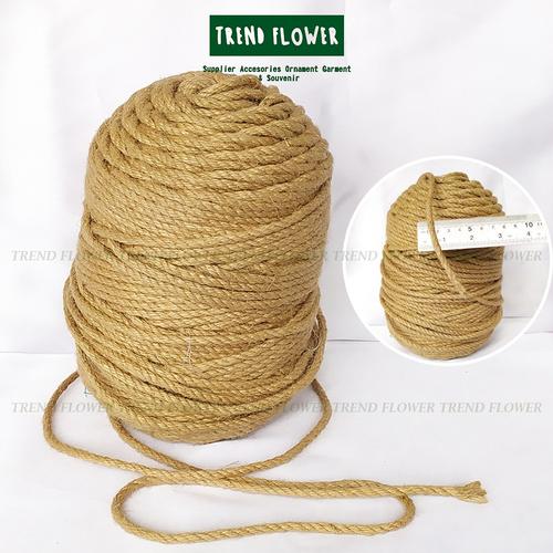 Jual TALI JERAMI TEBAL 3MM TALI GONI TALI RAMI DEKORASI RUSTIC RUSTIK ...