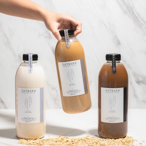 Promo OatBarn Oat Milk 1 Liter | Susu Oat Barn Vegan Homemade ...