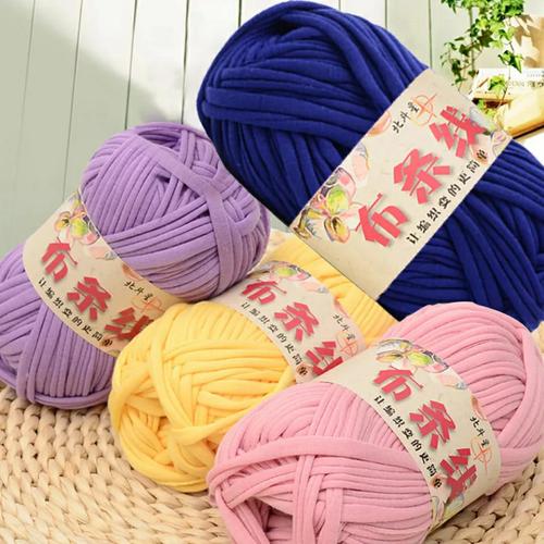 Jual [01-20] 100gr Benang Rajut Kaos TShirt Cloth Yarn Crochet Knitting ...