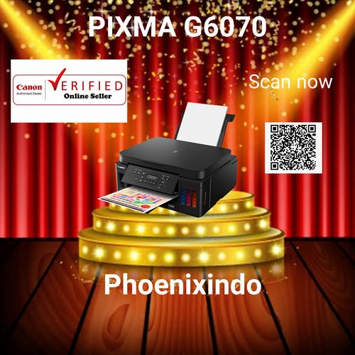 Promo Printer Canon PIXMA G6070 G 6070 Print, Scan, Copy, Wifi, LAN ...