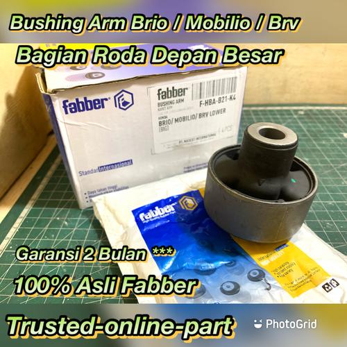 Jual Bushing Arm Sayap Brio Mobilio Brv 100% Asli Fabber - Kota ...