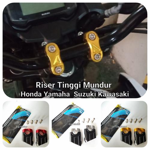 Jual Riser Raiser Mundur Peninggi Stang Vixion Tiger Verza CB MegaPro ...