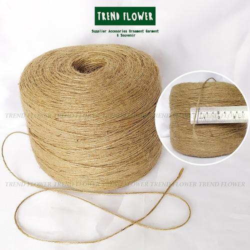 Jual TALI JERAMI TEBAL 2MM TALI GONI TALI RAMI DEKORASI RUSTIC RUSTIK ...