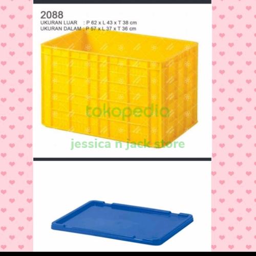 Jual box kontainer plastik industri rabbit 2088, gratis tutup - Jakarta ...