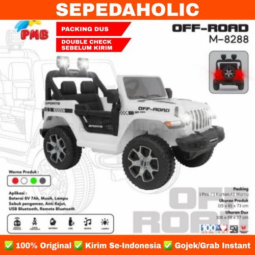 Jual Mobil Aki PMB M 8288 Jeep Rubicon Offroad Remote Control Mainan ...