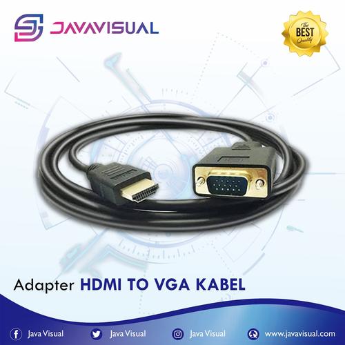 Jual Kabel Hdmi To Vga 1.8m Hdmi To Vga Adapter Hdmi Male - Kota ...
