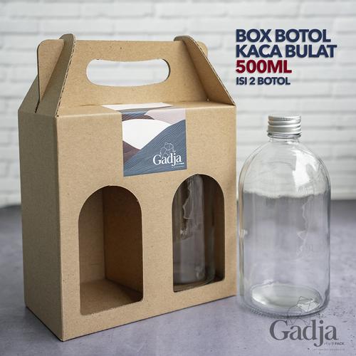 Jual Box Kemasan Botol Kaca 500ML - 2 Botol - Label - Jakarta Utara ...