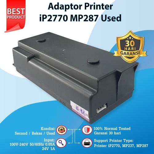 Jual Adaptor Power Supply Canon IP2770 MP287 MP237 Printer iP 2770 MP ...