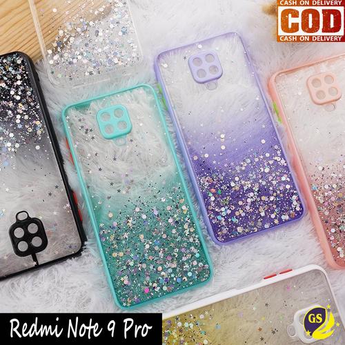 Jual Xiaomi Redmi Note 9 / Note 9 Pro 4G Case Dove Glitter Bling Star ...