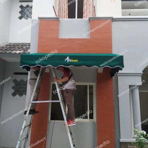 Jual Kain Atap Awning/Kanopi/ Waterproof Plus Sablon - Cream - Kab ...