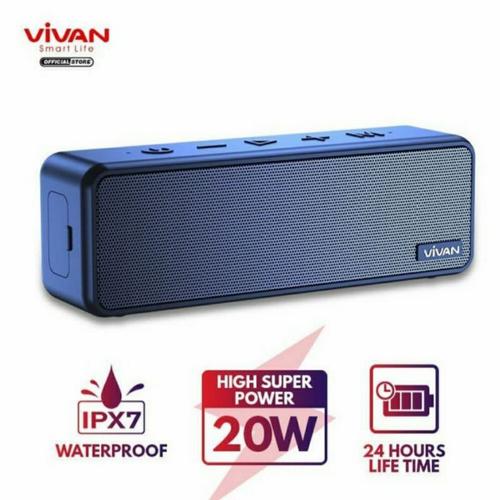 Jual SPEAKER BLUETOOTH WATERPROOF VIVAN VS 20 IP X7 BASS ORIGINAL ...
