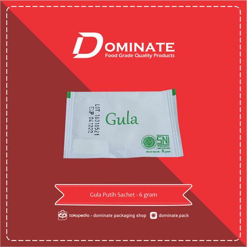 Jual White Sugar Sachet Bantal isi ±6gram Gula Putih Saset - Kota ...