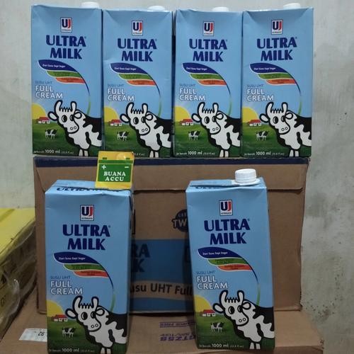 Jual Susu Ultra Milk satu liter Susu Uht Full Cream Ultra Jaya 1 Liter ...