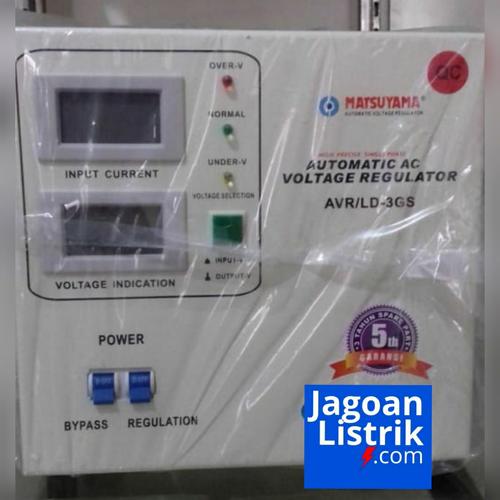 Jual Stabilizer Stavol AVR MATSUYAMA Stavolt 3000 Watt 3000 VA AVR 3 GS ...