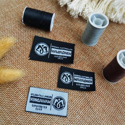 Jual Custom Label Woven Damask/Label Rajut/Label Bordir/Free Design ...
