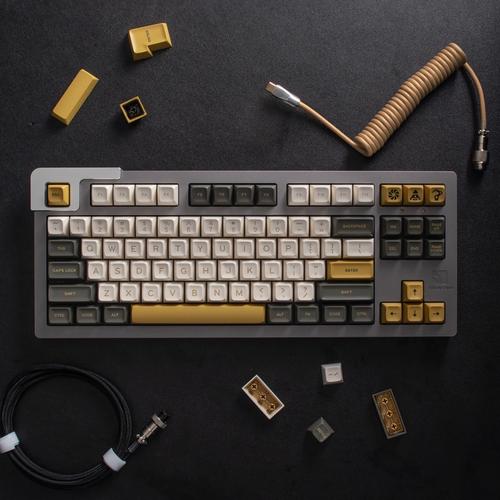 Jual Mustard cream rocket keycaps SA Profile double shot 172 keycaps ...