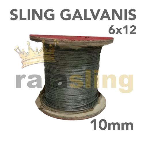 Jual Kawat Seling 10mm Galvanis/Kawat Sling 10mm Galvanis/Wire Rope 10mm - Jakarta Barat ...
