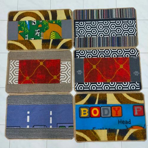 Jual keset kaki permadani motif abstrak/keset dapur - Kab. Klaten - fia ...