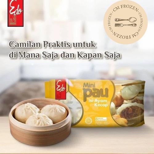 Jual edo mini pau ayam kecap 200gr dan mini pau cheese 200 gr - mini ...