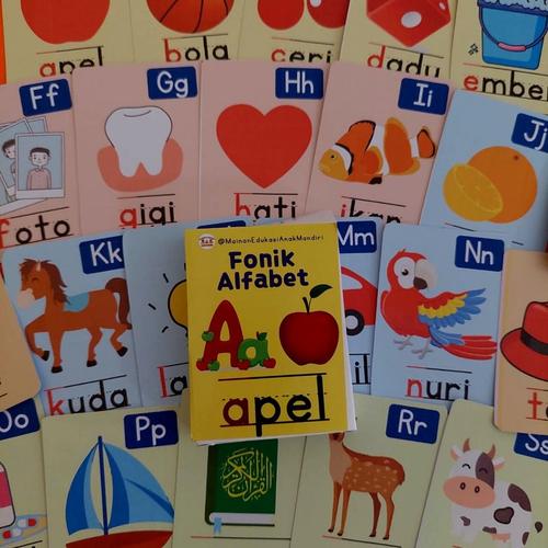 Promo FLASH CARD EDUKASI ANAK Flashcard Kartu Pintar Balita Kartu ...