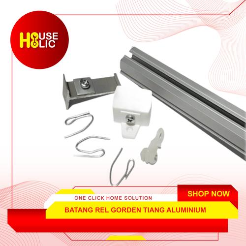 Jual Batang Rel Tiang Gorden / Hordeng Tirai Kotak Tiang Aluminium - 1 ...