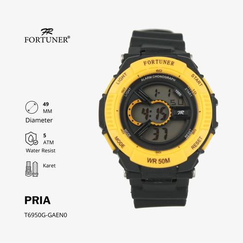 Promo Fortuner Jam Tangan Pria Digital Water Resist Rubber Osbert ...