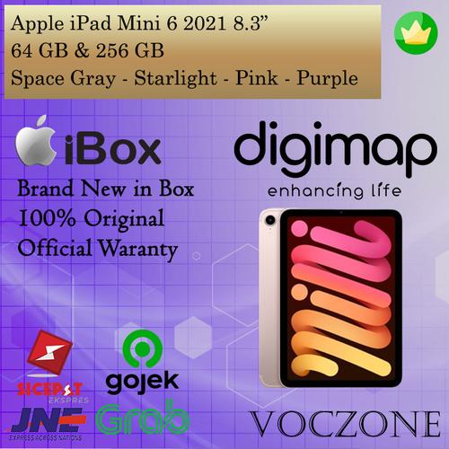 Jual (IBOX) Apple iPad Mini 6 2021 64GB 256GB WIFI CELLULAR Garansi Resmi - WIFI ONLY IBOX, 64GB ...