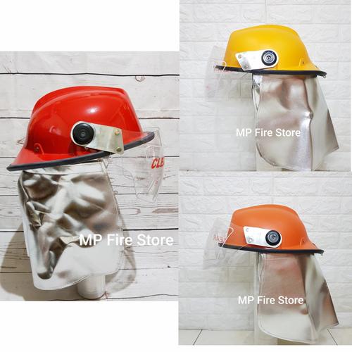 Jual Fire Helmet Helm DAMKAR Pemadam Kebakaran Fiber Tebal Tahan Panas ...