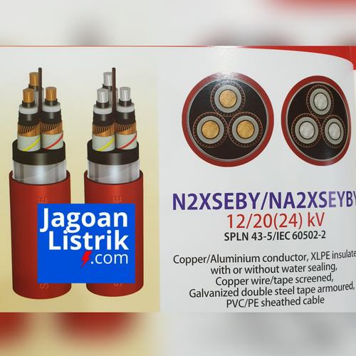 Jual Kabel TM 20kV NA2XSEYBY 3x300 mm2 Merah Aluminium 3 x 300 XLPE ...