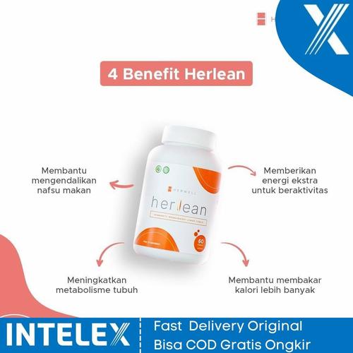Jual HERWELL Herlean Obat Langsing Alami isi 60 kapsul tekan nafsu ...