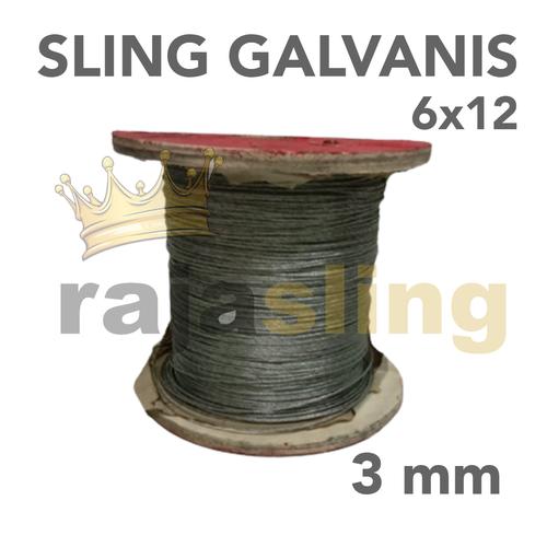 Jual Kawat Seling 3mm Galvanis /Kawat Sling 3mm Galvanis/Wire Rope 3mm ...