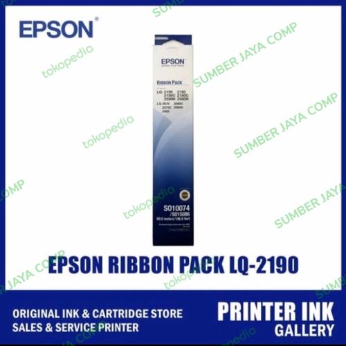 Jual EPSON RIBBON PACK LQ2190-LQ2180 REFILL - HITAM - Jakarta Pusat ...