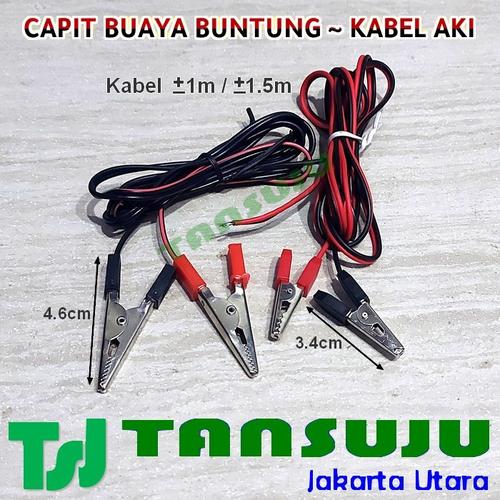 Jual Kabel Lampu Aki - Capit Buaya Buntung Kotak Kabel 1m 1.5m 2m - 3.4 ...