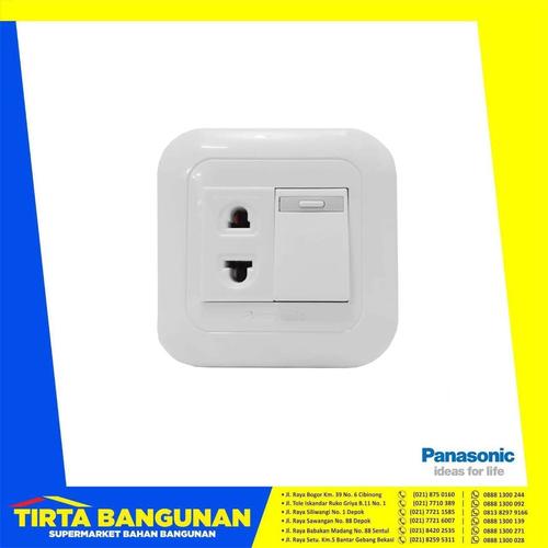 Jual PANASONIC WEJ78029W + WEJ5531 + WEJ10919 SAKLAR ENGKEL STOP KONTAK ...