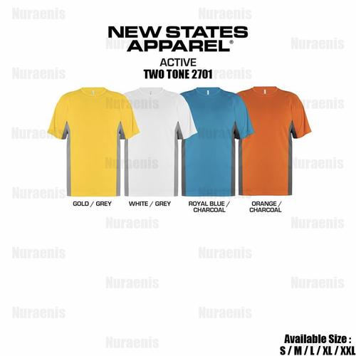 Jual Kaos Olahraga New States Apparel - NSA Active 2701 Polyester ...