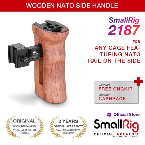 Promo SmallRig Lightweight and Comfortable Wooden NATO Side Handle 2187 ...