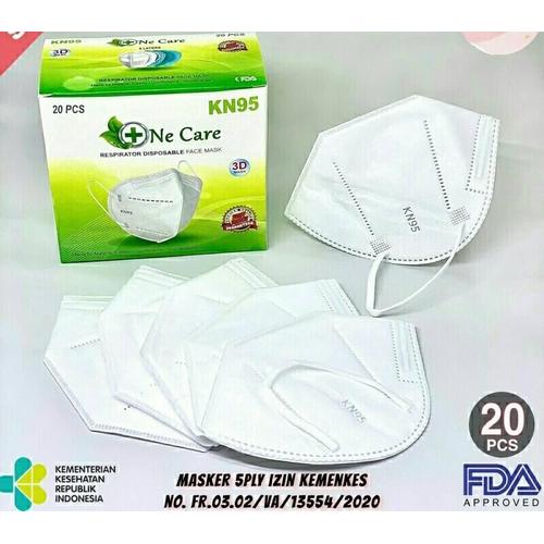 Jual Masker KN95 Respirator 5ply One Care KN95 ONECARE - Hitam - Kota ...