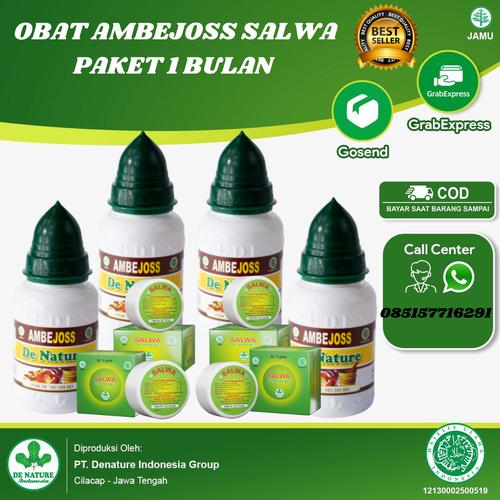 Jual Obat Wasir Atau Ambien Ambe Joss Dan Salep Salwa Paket 1 bulan ...