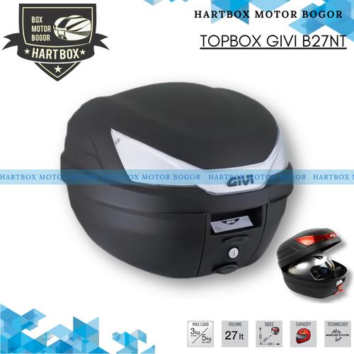 Jual Box Motor Givi B27NT Mika Putih Baseplate Box Givi B27 Box Touring ...