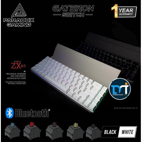 Promo Paradox Gaming ZX68 - Bluetooth 68% Low Profile Mechanical ...