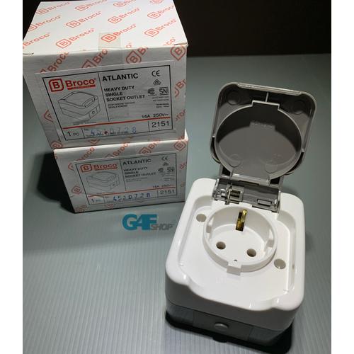 Jual BROCO / ATLANTIC / STOP KONTAK OUTBOW OUTDOOR WATERPROOF / 2151 ...