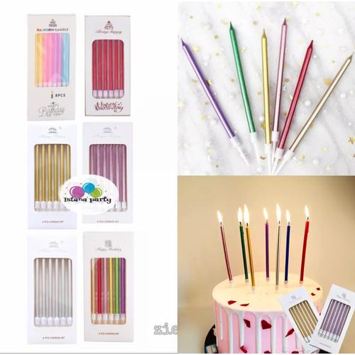 Jual Lilin upang tahun / birthday candle / lilin ulang tahun panjang ...