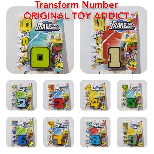 Jual Pocket Transform Number 0-9 Bisa Jadi Megabotz Original Toy Addict ...