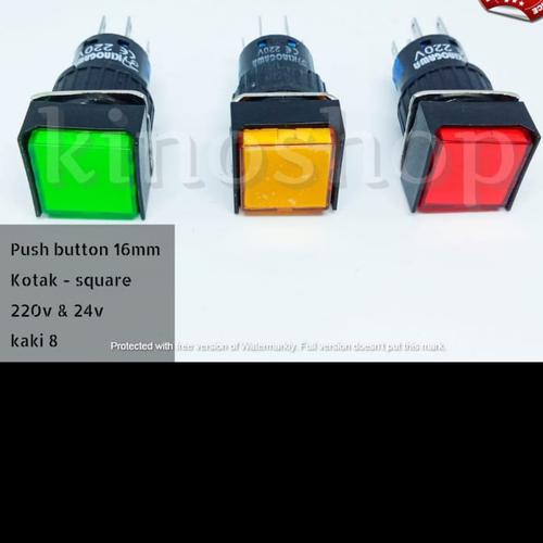 Jual PUSH BUTTON LAMPU 24V KOTAK 16MM - SPRING - Kota Surabaya - OneWin ...